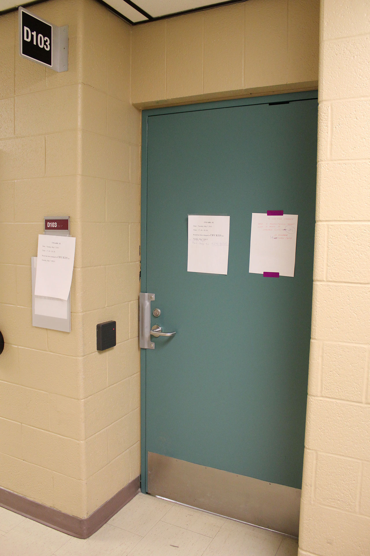 Colonel By Hall - D103